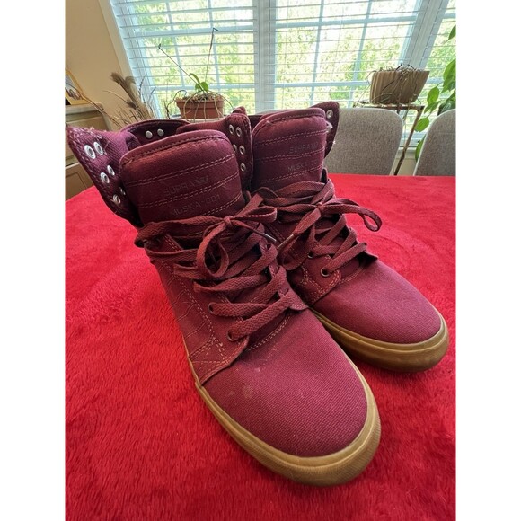 Supra | Shoes | Supra 0 Muska Skytop Mens 12 Sneaker Red Unisex Skate ...